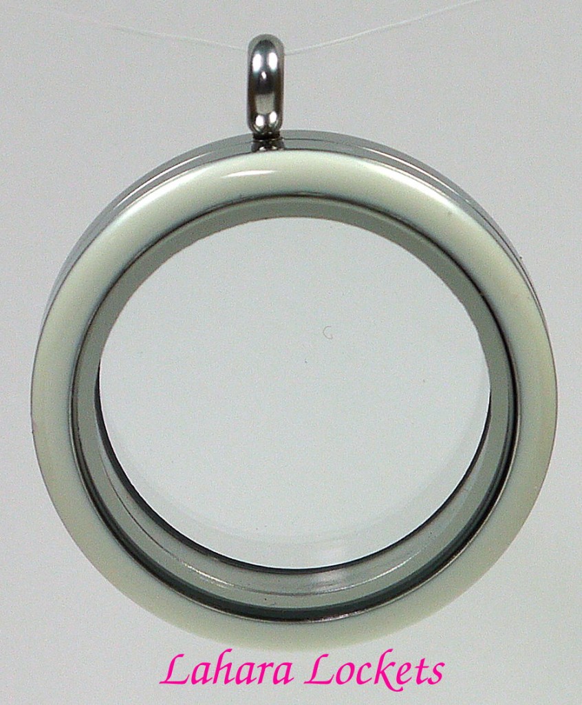 Memory Locket, large, white finish, waterproof – WIldflower Journeys ...
