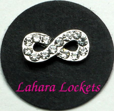 Infinity Symbol Floating Charm, silver – WIldflower Journeys + Lahara ...